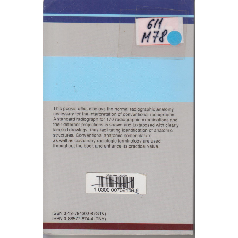 Pocket atlas of radiographic anatomy