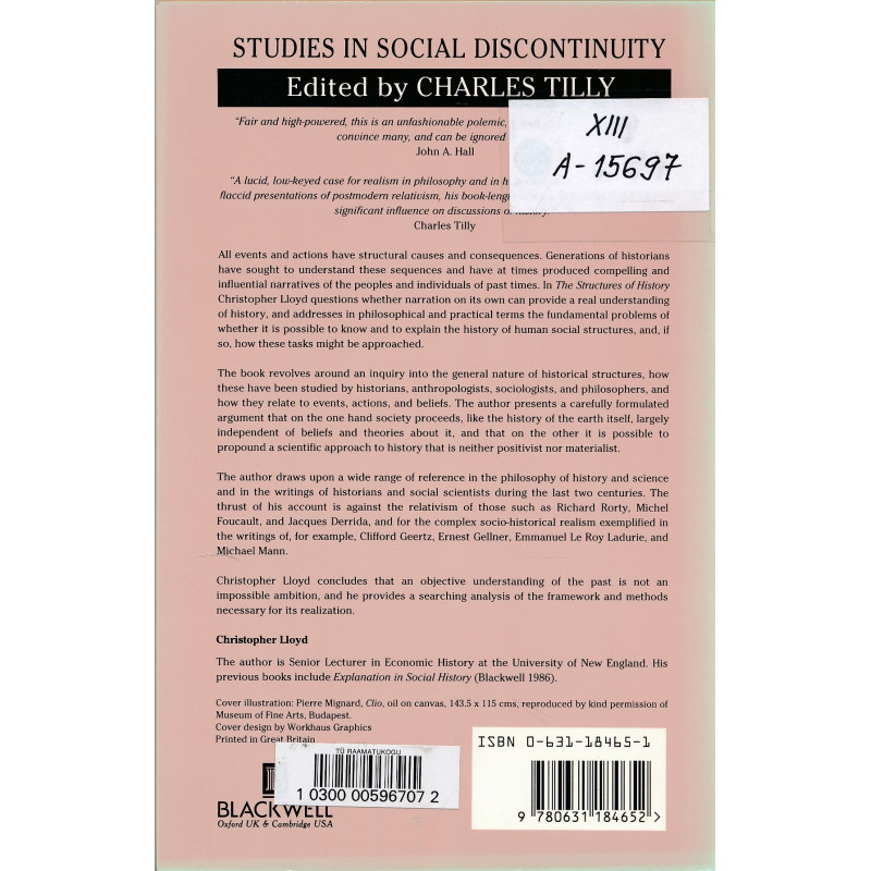 The structures of history