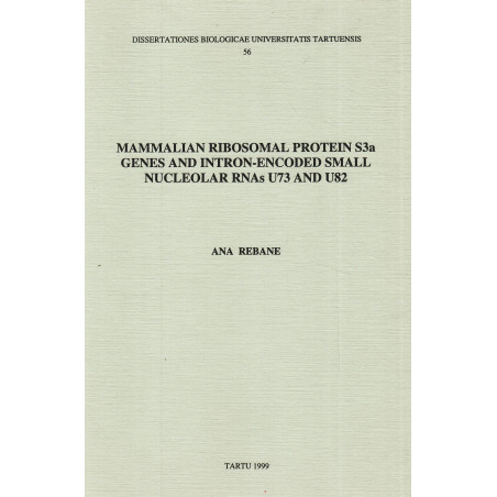 Mammalian ribosomal protein S3a genes and intron-encoded small ...